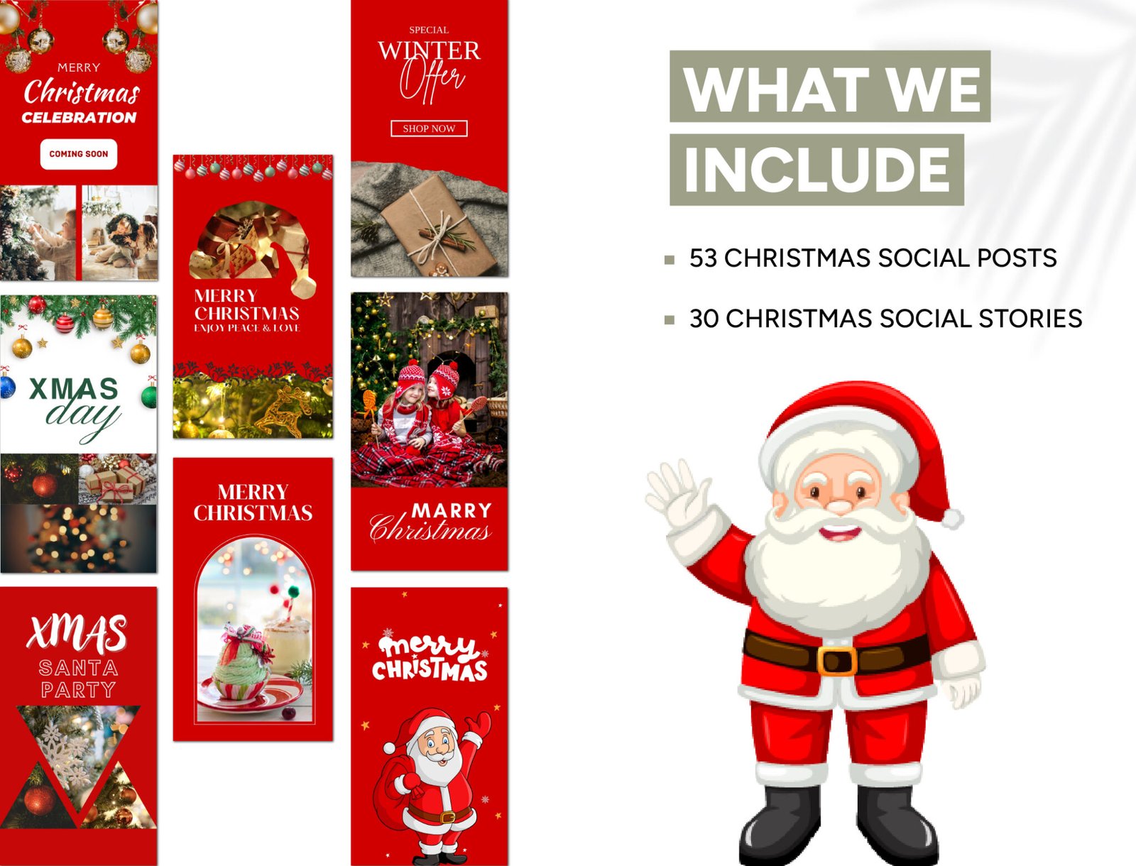 162+ Holiday Mega Bundle: Complete Social Media Kit for Christmas ...