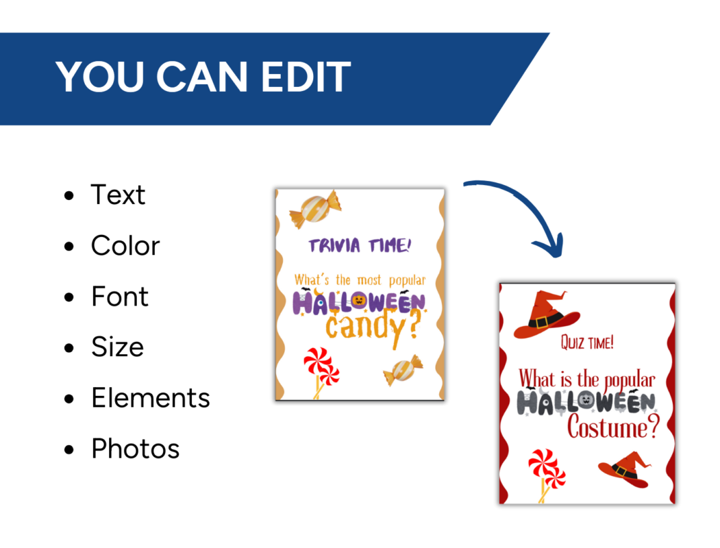 Ultimate Halloween Canva Templates Bundle (170 Designs) for Small ...